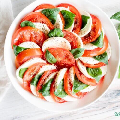 Simple Caprese Salad Recipe - Transform Your Life, One Wellness Step at ...