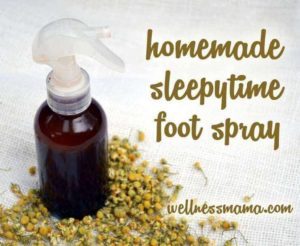 DIY Sleepy Time Foot Spray Tutorial | Wellness Mama