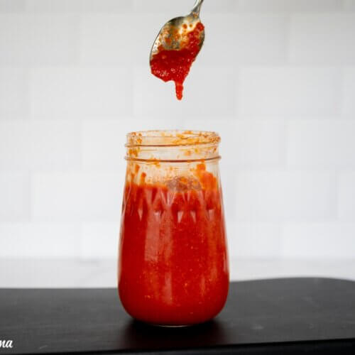 Homemade Sriracha Recipe (Optional Lacto-fermentation)