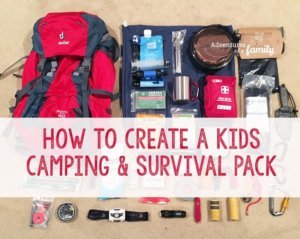 How to Create a Kids Camping & Survival Pack | Wellness Mama