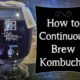How to Make Continuous Brew Kombucha (Easiest Recipe & Tutorial)