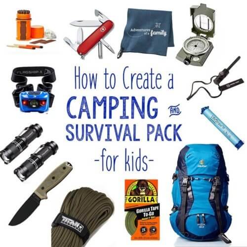How to Create a Kids Camping & Survival Pack | Wellness Mama