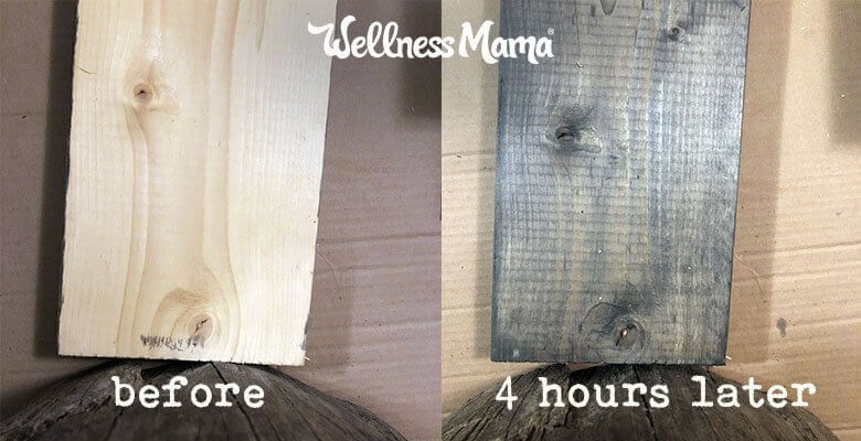 How to Distress Wood Using Natural Ingredients (Natural Barn Wood Look)