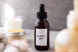 Homemade Pumpkin Spice Spray | Wellness Mama