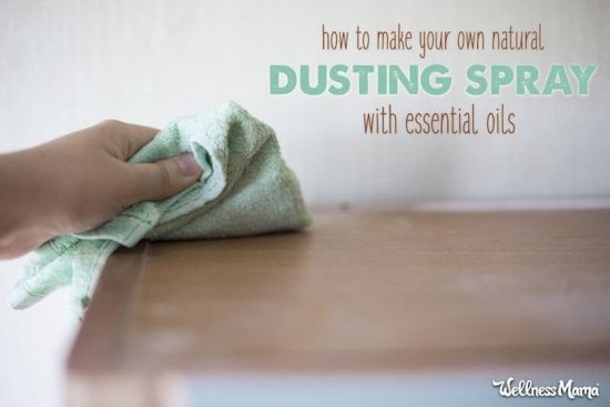DIY Natural Dusting Spray Recipe | Wellness Mama