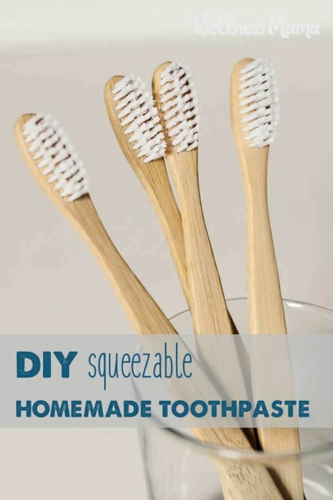 Squeezable Homemade Toothpaste Recipe | Wellness Mama