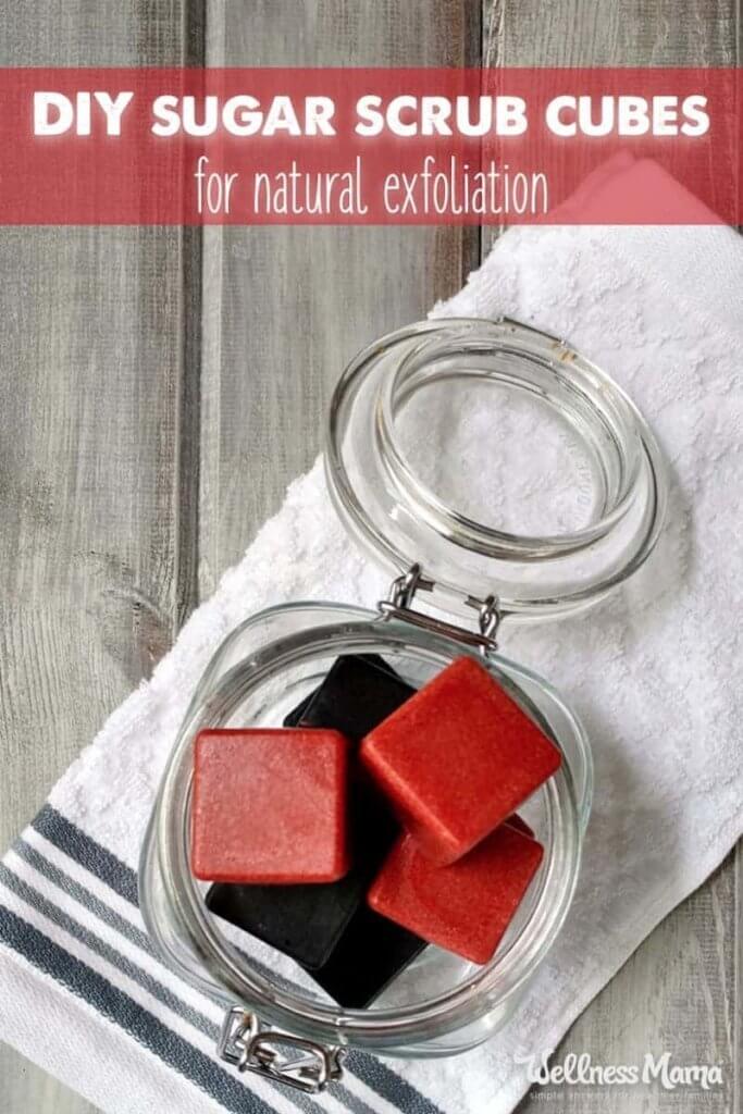 Sugar Scrub Cubes for Gentle Exfoliation | Wellness Mama