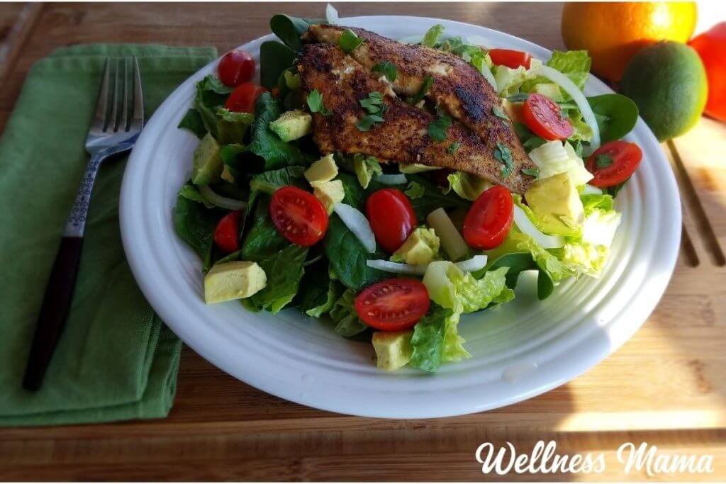 Healthy Fish Taco Salad Recipe | Wellness Mama