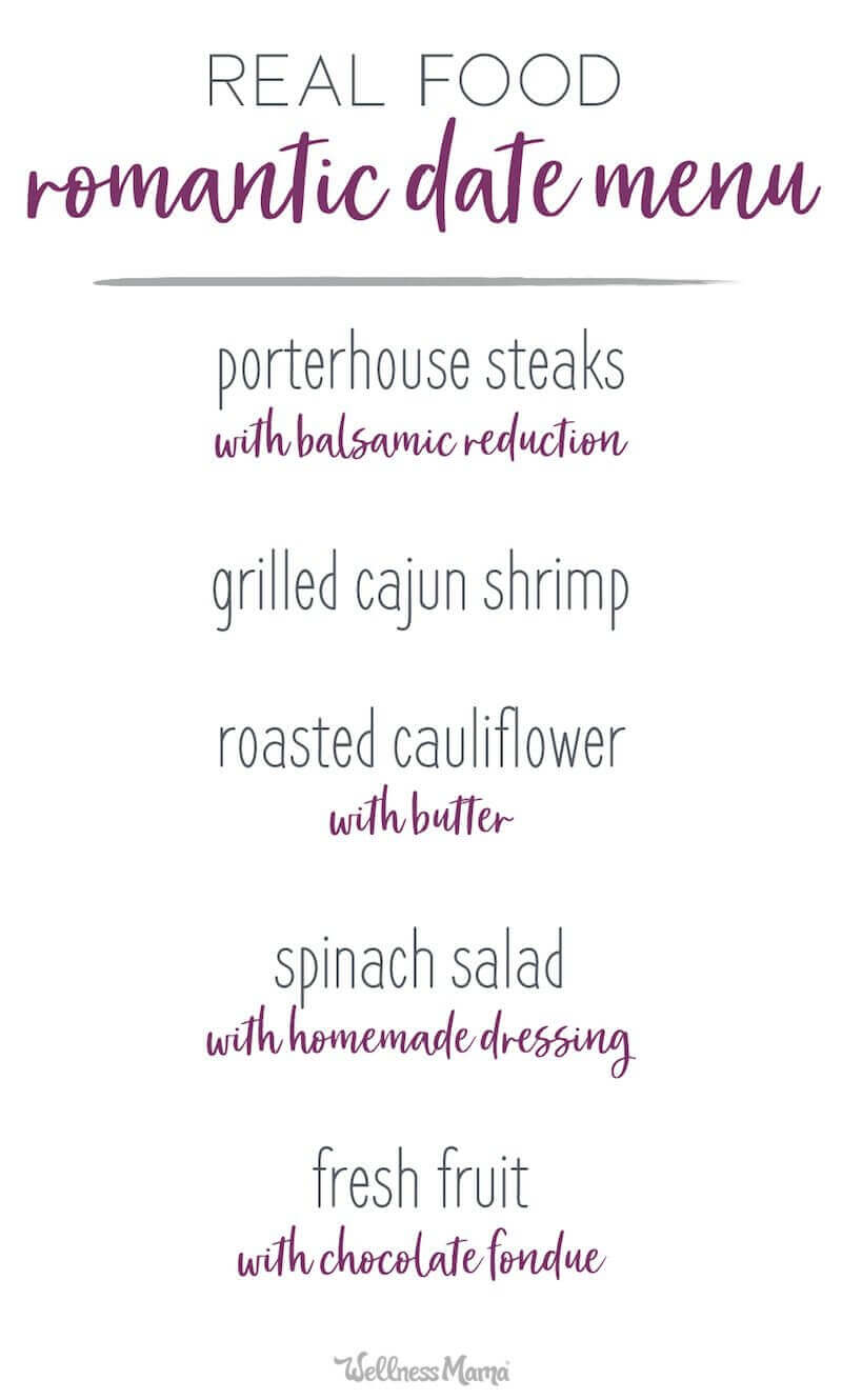 The Perfect Romantic Dinner Menu for Two | Wellness Mama