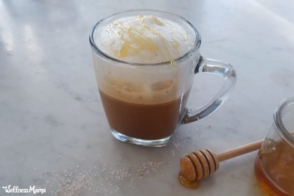 Homemade Salted Caramel Latte Recipe | Wellness Mama
