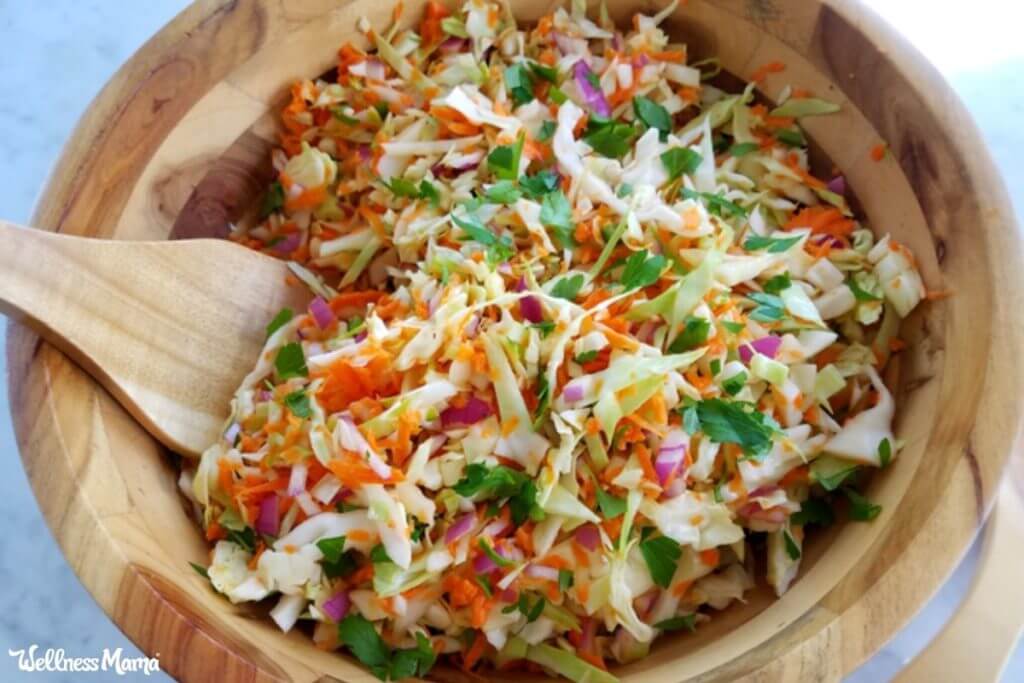 Taco Slaw (A Lighter Take on Coleslaw) | Wellness Mama